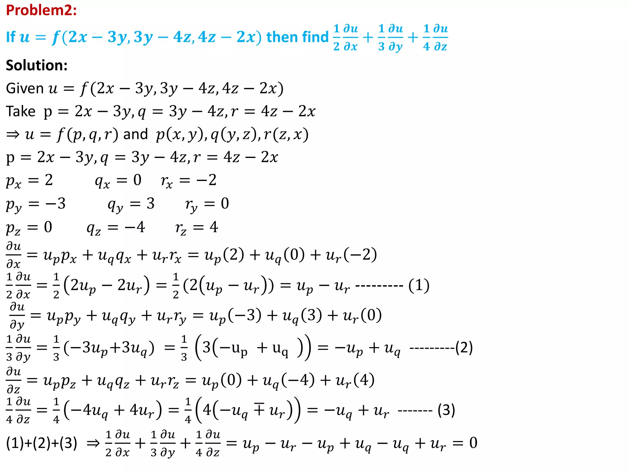 Functions of severable variables | PPT