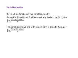 Functions of severable variables | PPT