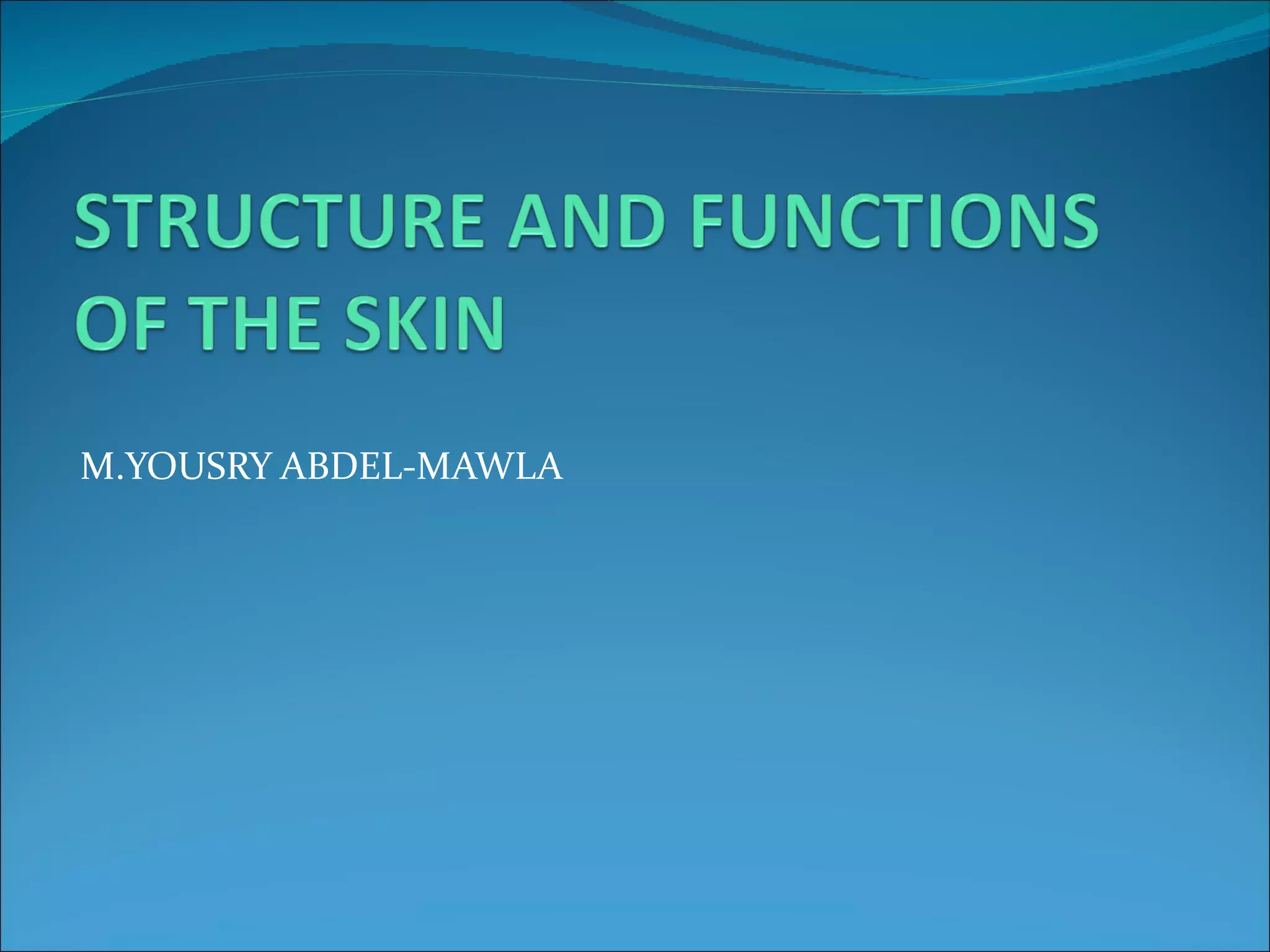 Functions of skin | PPT