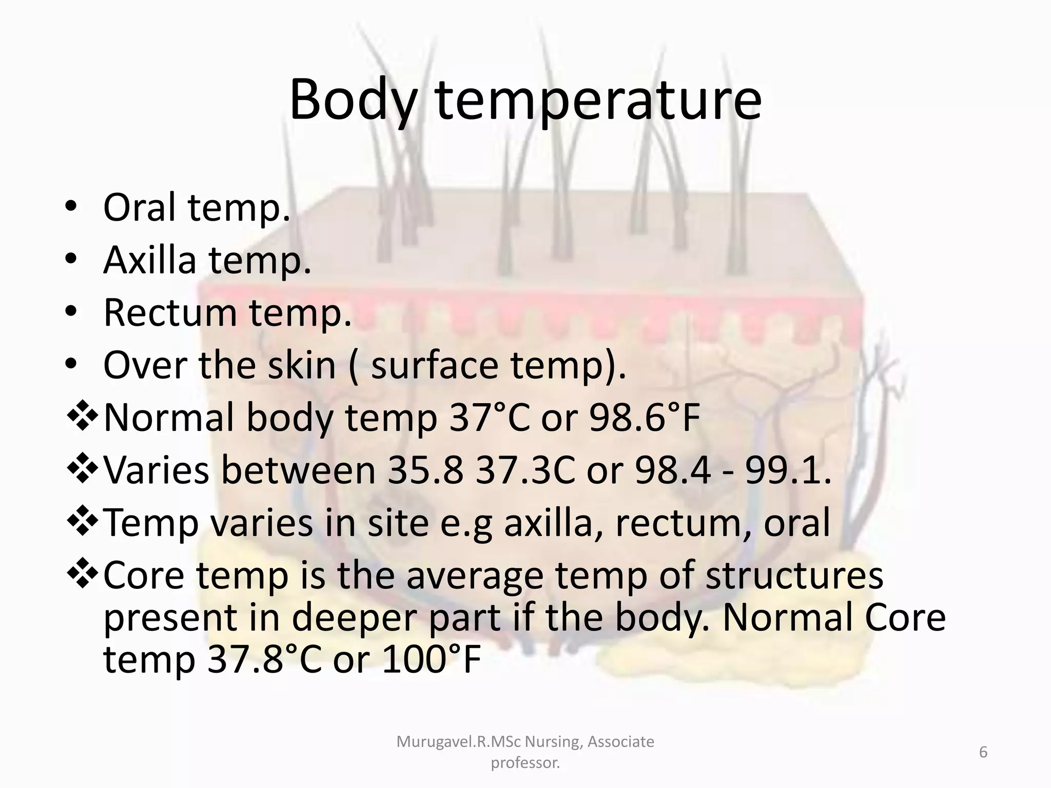 Functions of skin regulation of body temperature | PPTX