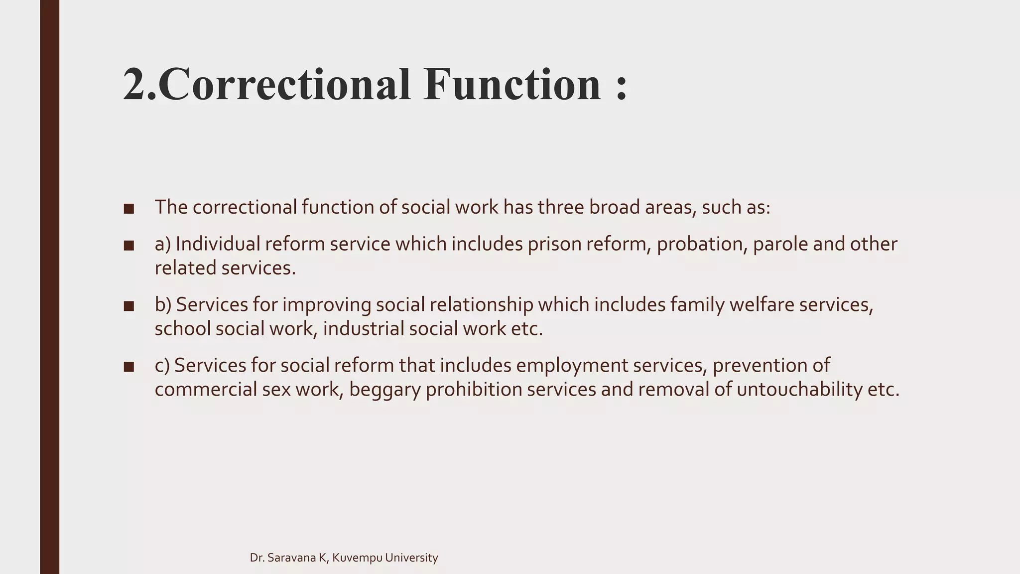 Function and Process of social work | PPTX