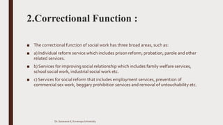 Function and Process of social work | PPTX