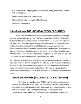 Functions of stock brokers | DOCX