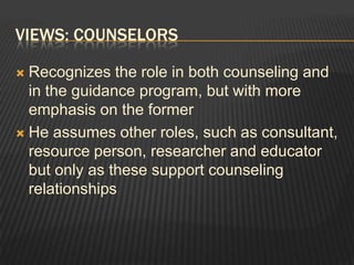 Functions Of The Counselor | PPTX