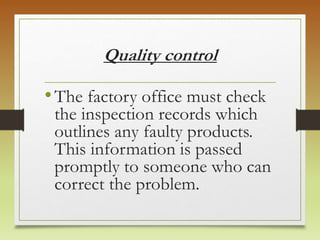 Operations, Despatch and Transport Services | PPT