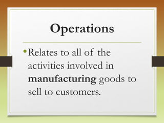 Operations, Despatch and Transport Services | PPT
