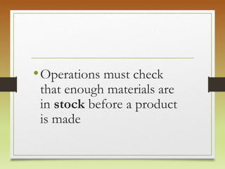 Operations, Despatch and Transport Services | PPT