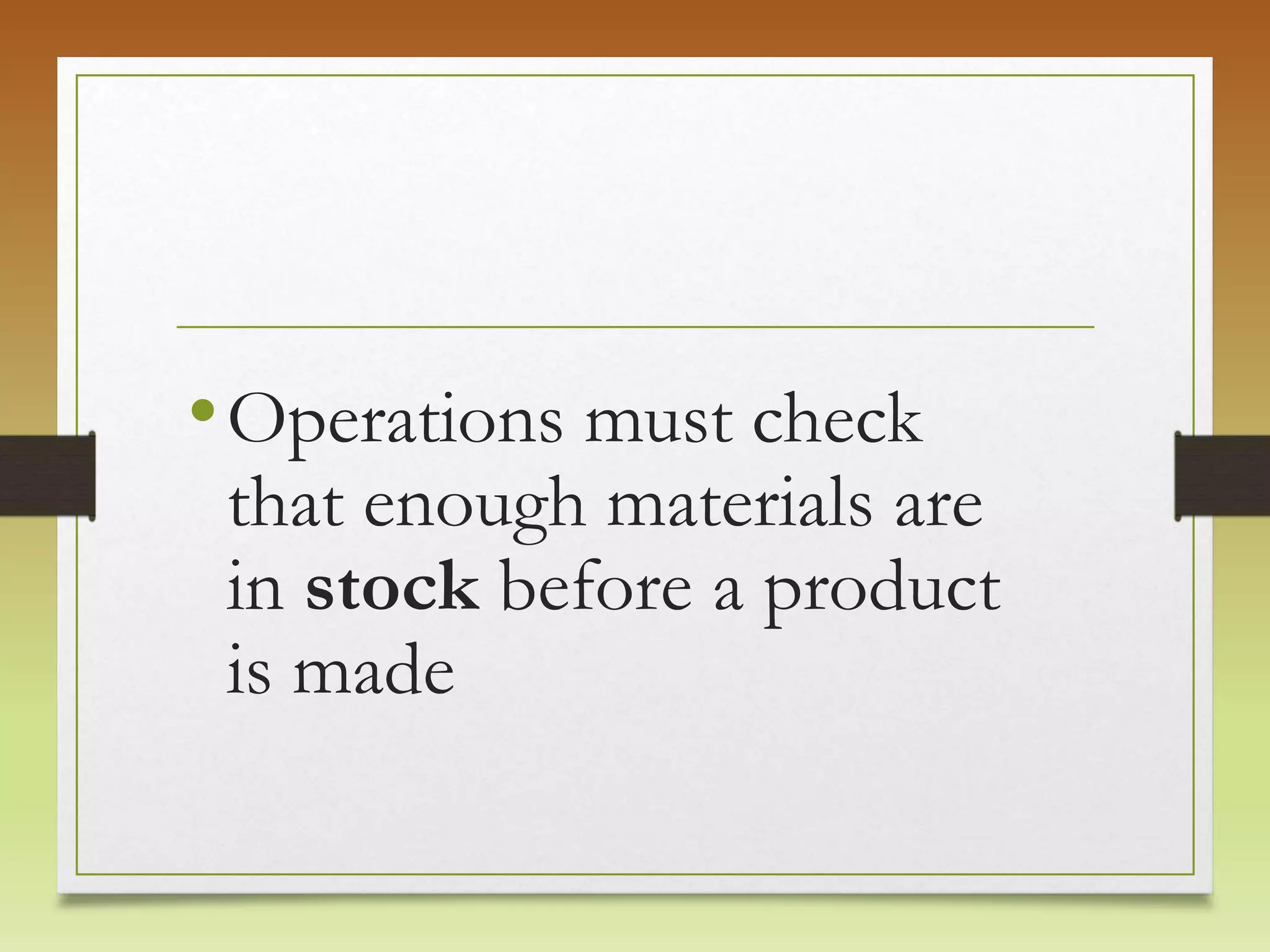 Operations, Despatch and Transport Services | PPTX