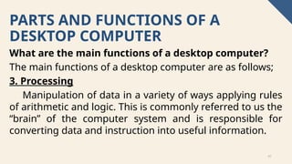 FUNCTIONS OF THE PARTS OF A DESKTOP COMPUTER.pptx