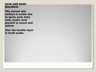 Functions of the skin, hair, glands | PPT