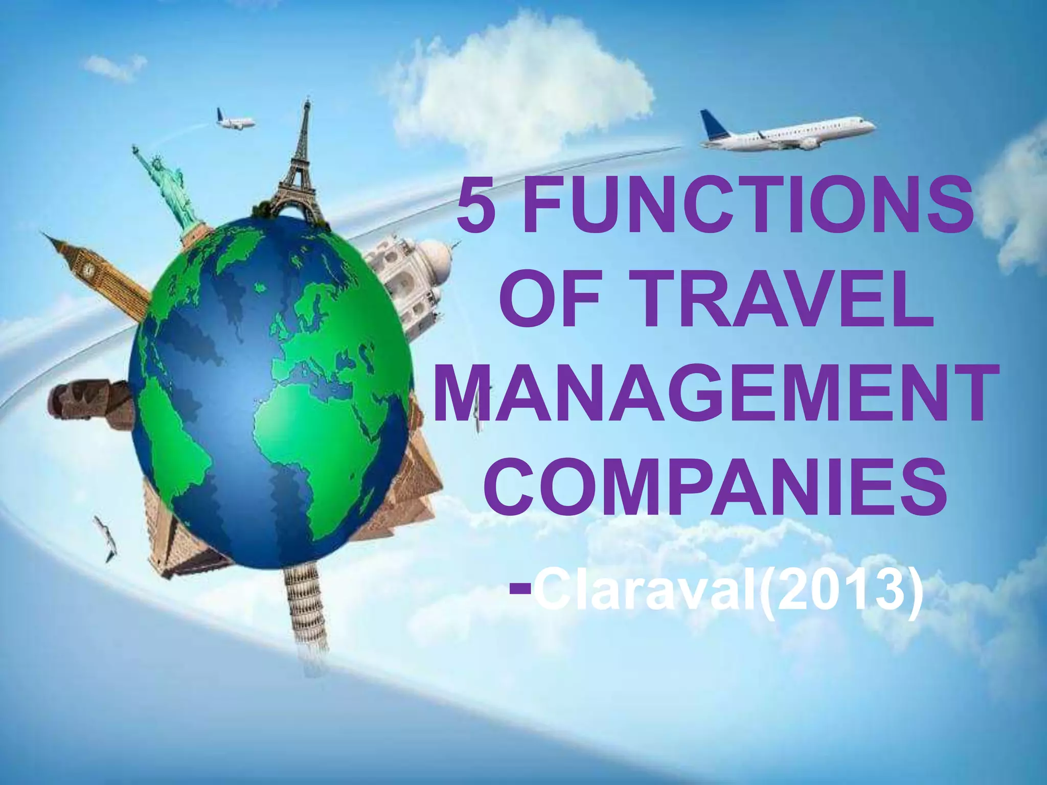 MS.TLE Functions of travel management company | PPTX