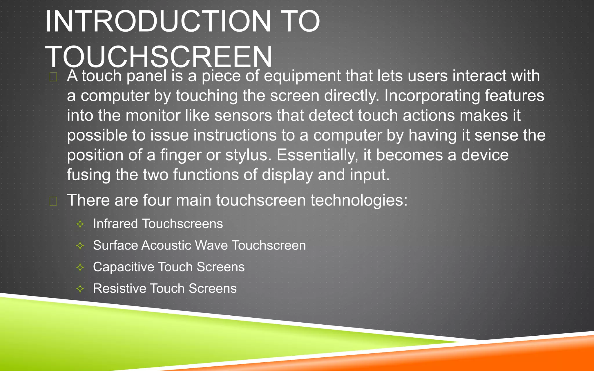 Functions of various input devices | PPT