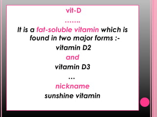 Functions of vit d | PPTX