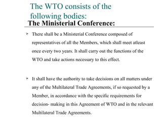 Functions of wto | PPT | Political Issues & policy | Politics