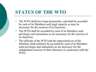 Functions of wto copy | PPT