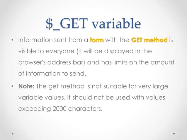 PHP Forms PHP 05 | PPTX