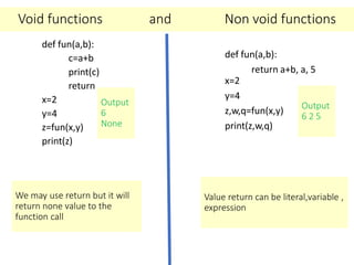 Chapter Functions for grade 12 computer Science | PDF