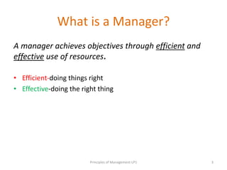 Functions, roles, and skills of managers | PPTX