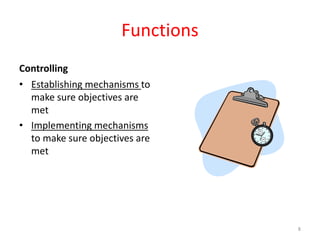 Functions, roles, and skills of managers | PPTX | Executive Leadership & Management | Business