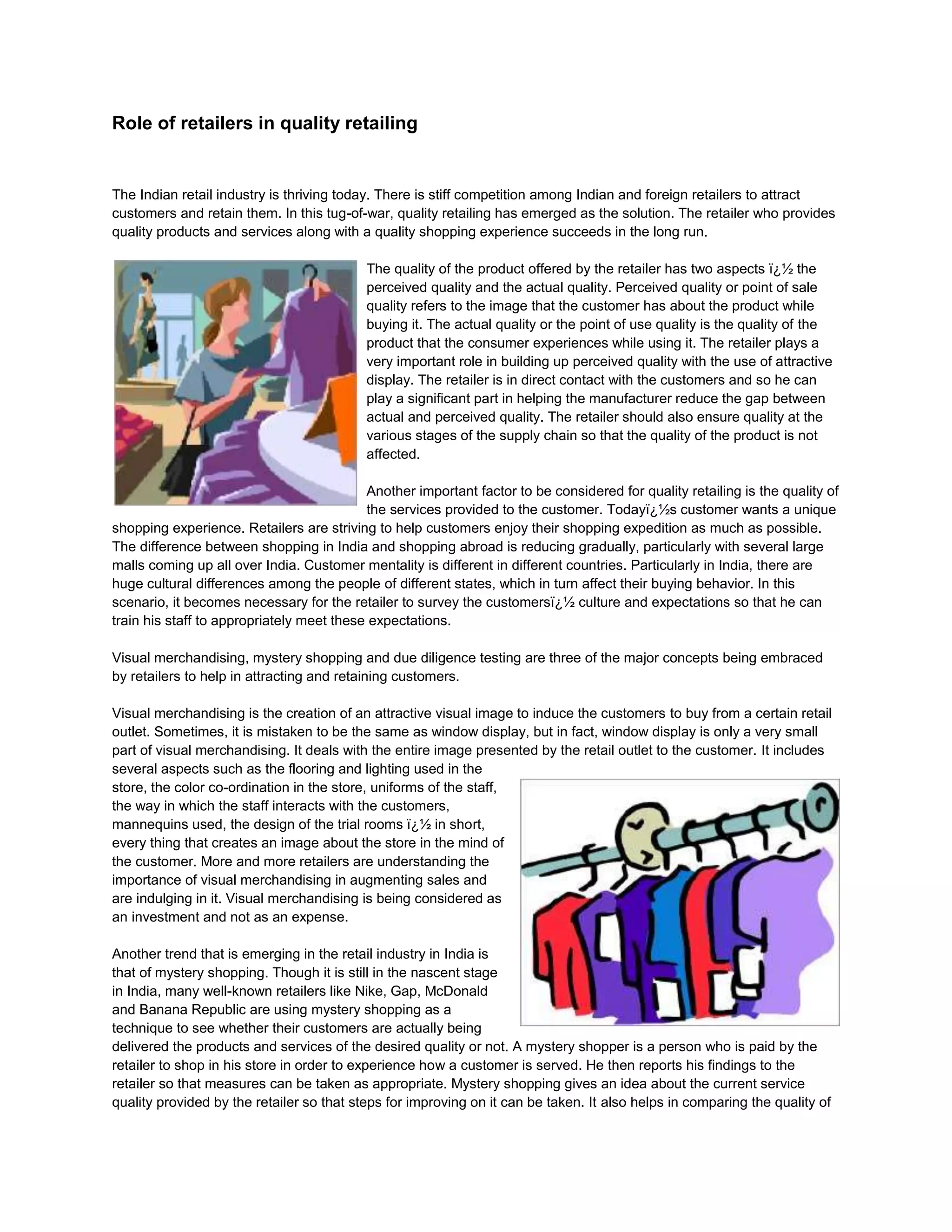 Functions , roles of retailing | DOCX | Retail Industry | Industries