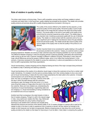 Functions , roles of retailing | DOCX | Retail Industry | Industries