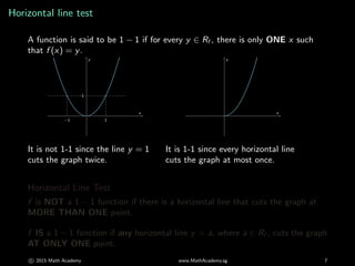 Functions 1 - Math Academy - JC H2 maths A levels | PPT