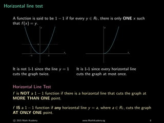 Functions 1 - Math Academy - JC H2 maths A levels | PPT
