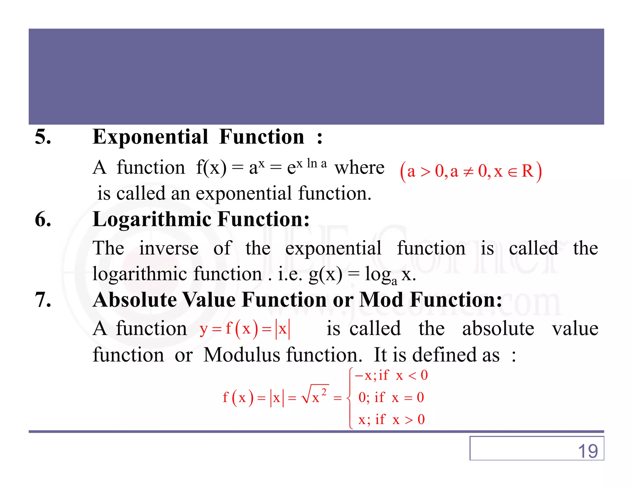 Functions (Theory) | PPT