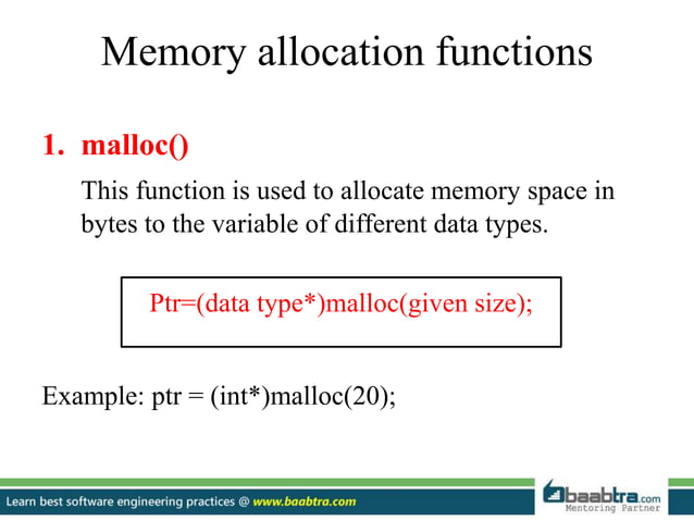 Functions using stack and heap | PPT
