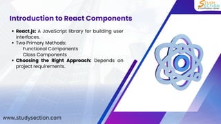Choosing Between Functional and Class Components in React: What You Need to Know | PDF