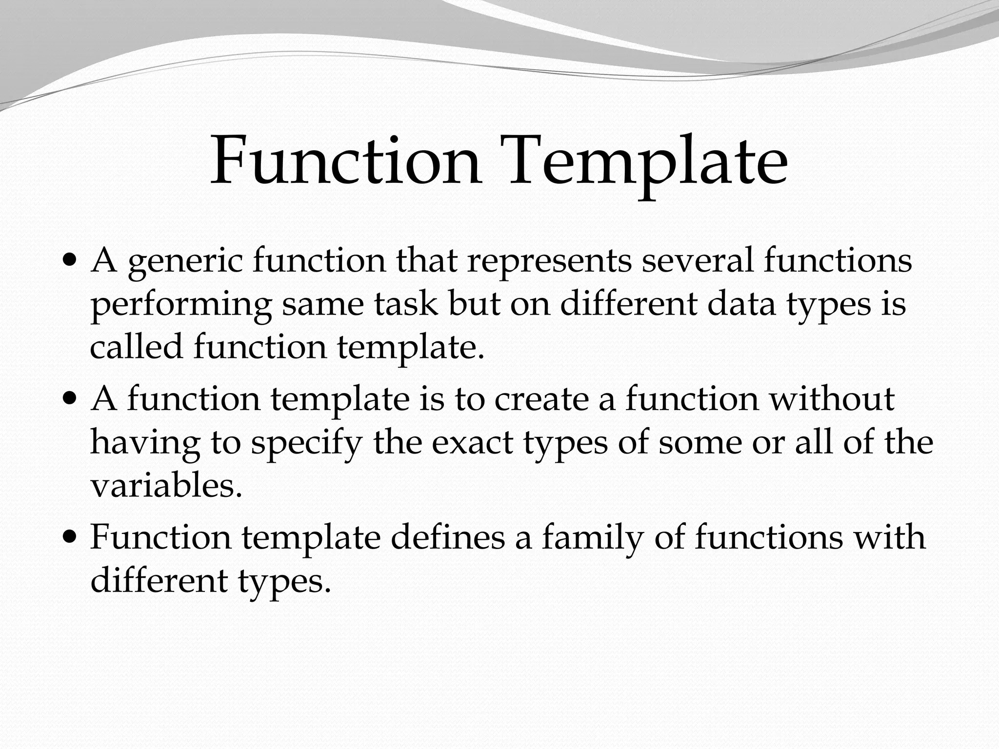 Function Template Ppt 8345