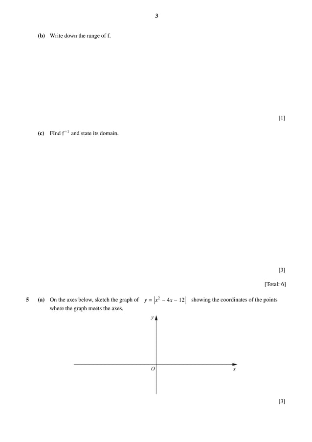 IGCSE Function | PDF