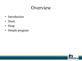 Function with heap and stack | PPT