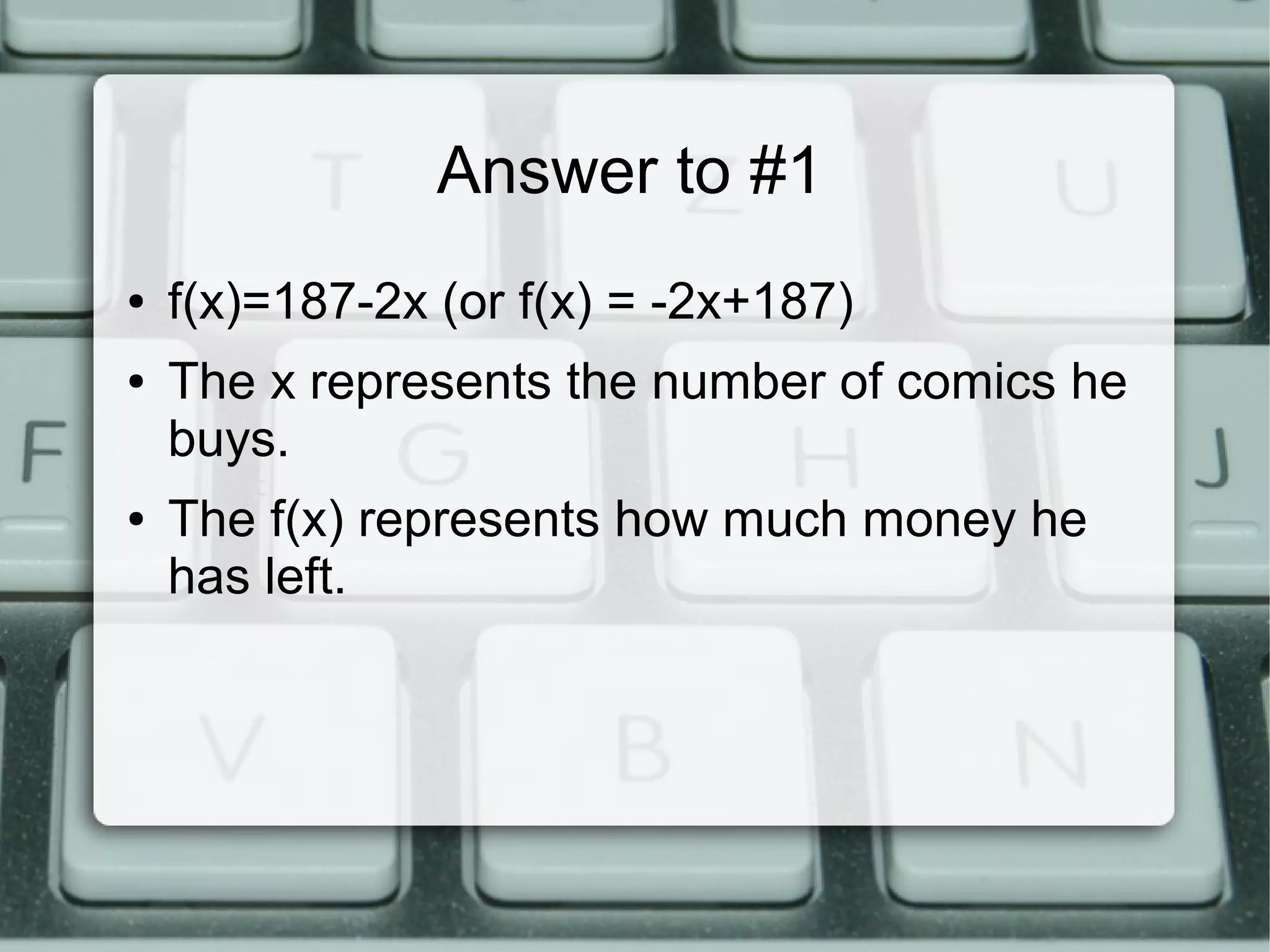 Function word problems | ODP