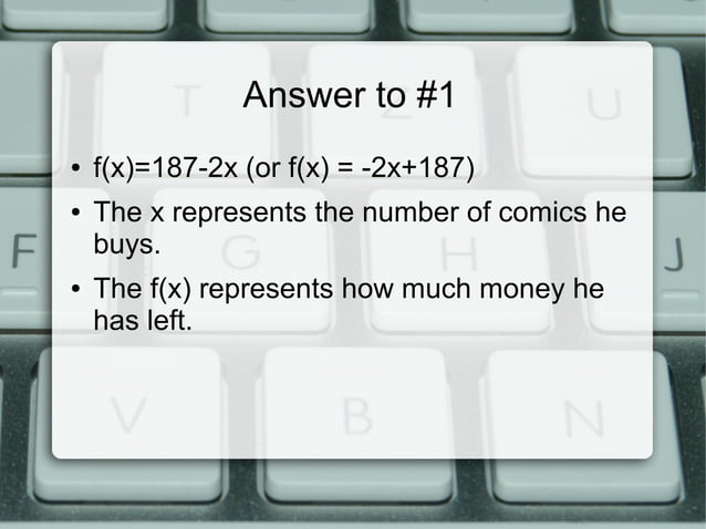 Function word problems | ODP