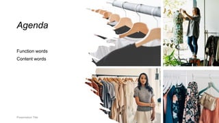 Function Words.pptx | Homework and Study | Education