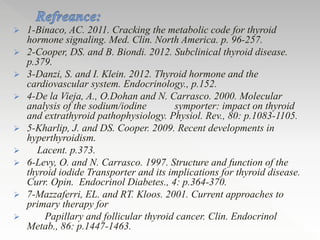Functios of thyroid hormones | PPT