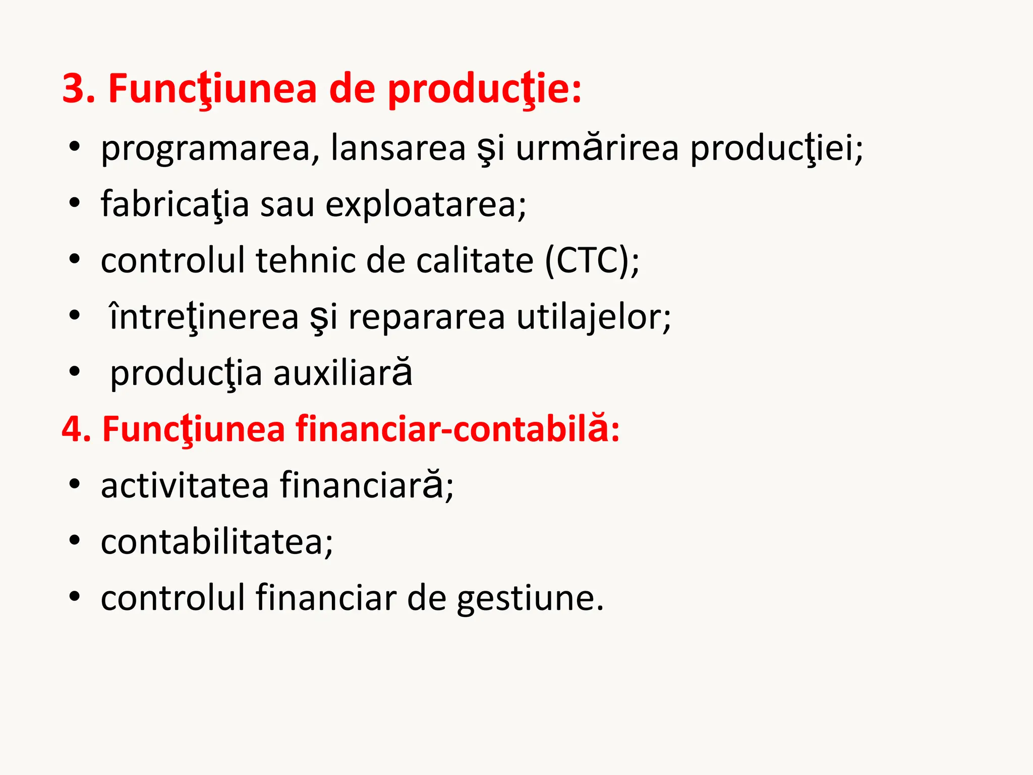 Functiunile intreprinderii | PDF