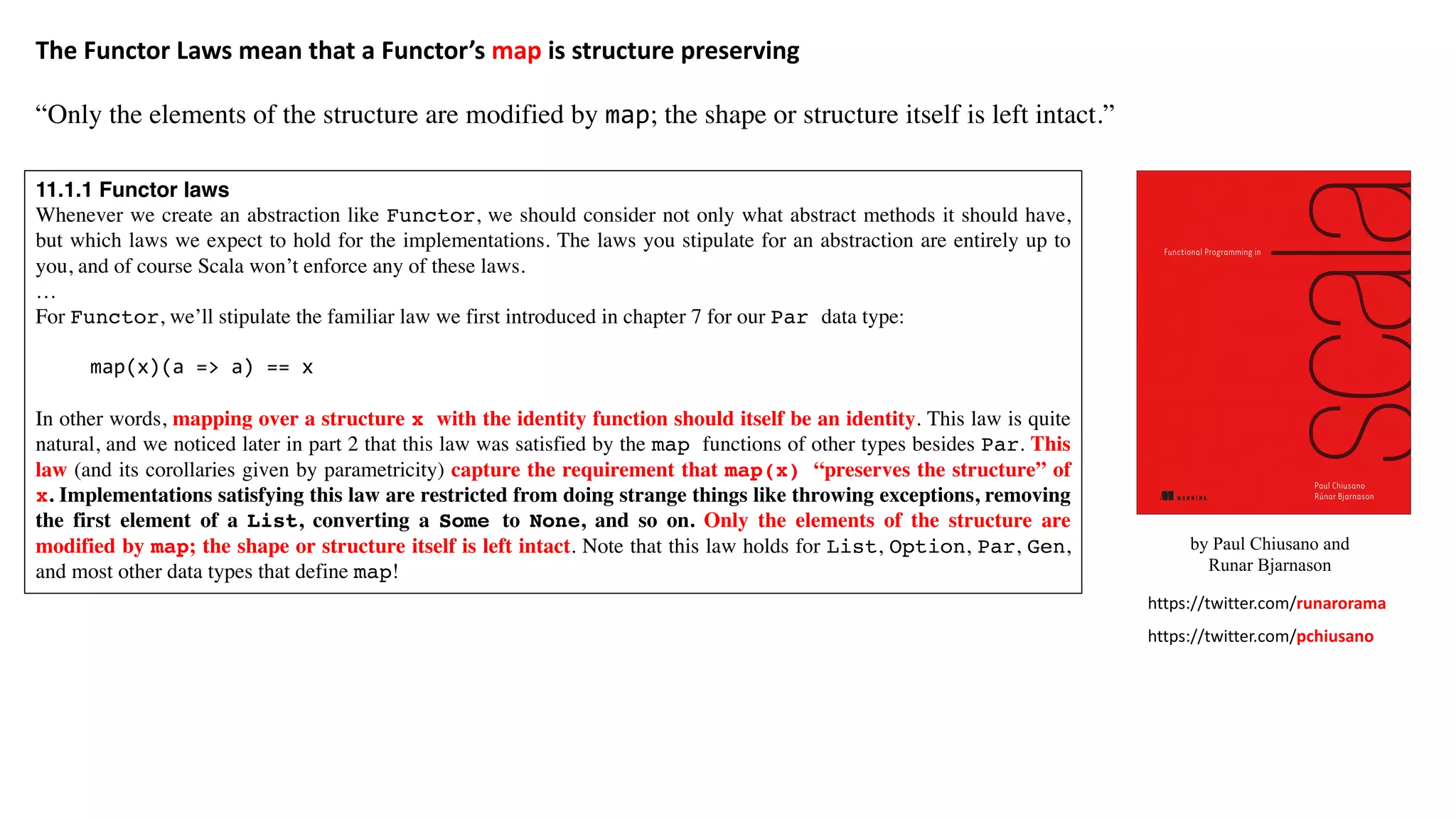 Functor Laws | PPT