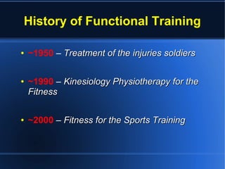 Functional Training in Sports | ODP