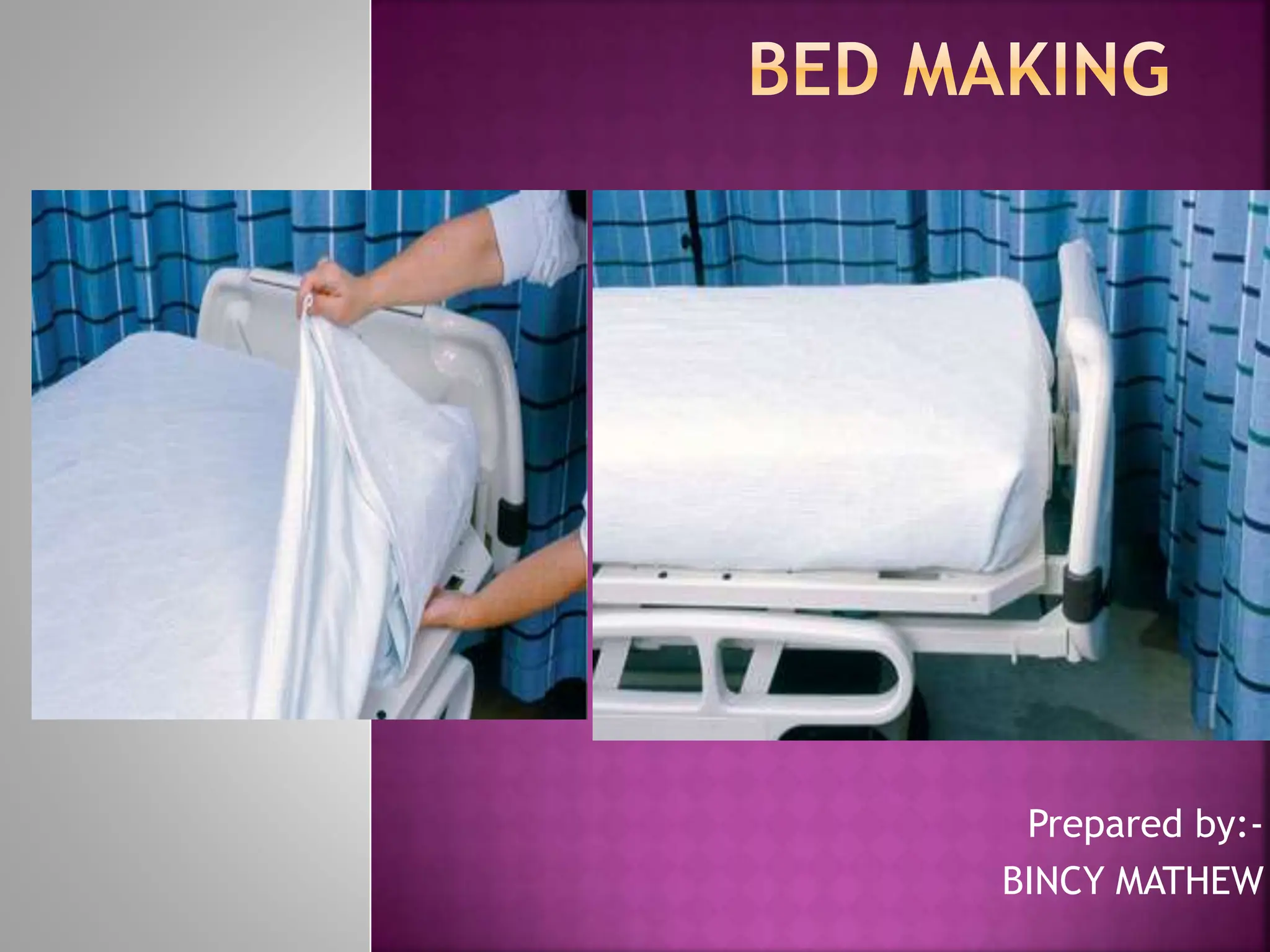 Fundamentals of nursing basic procedures Bed Making.pdf