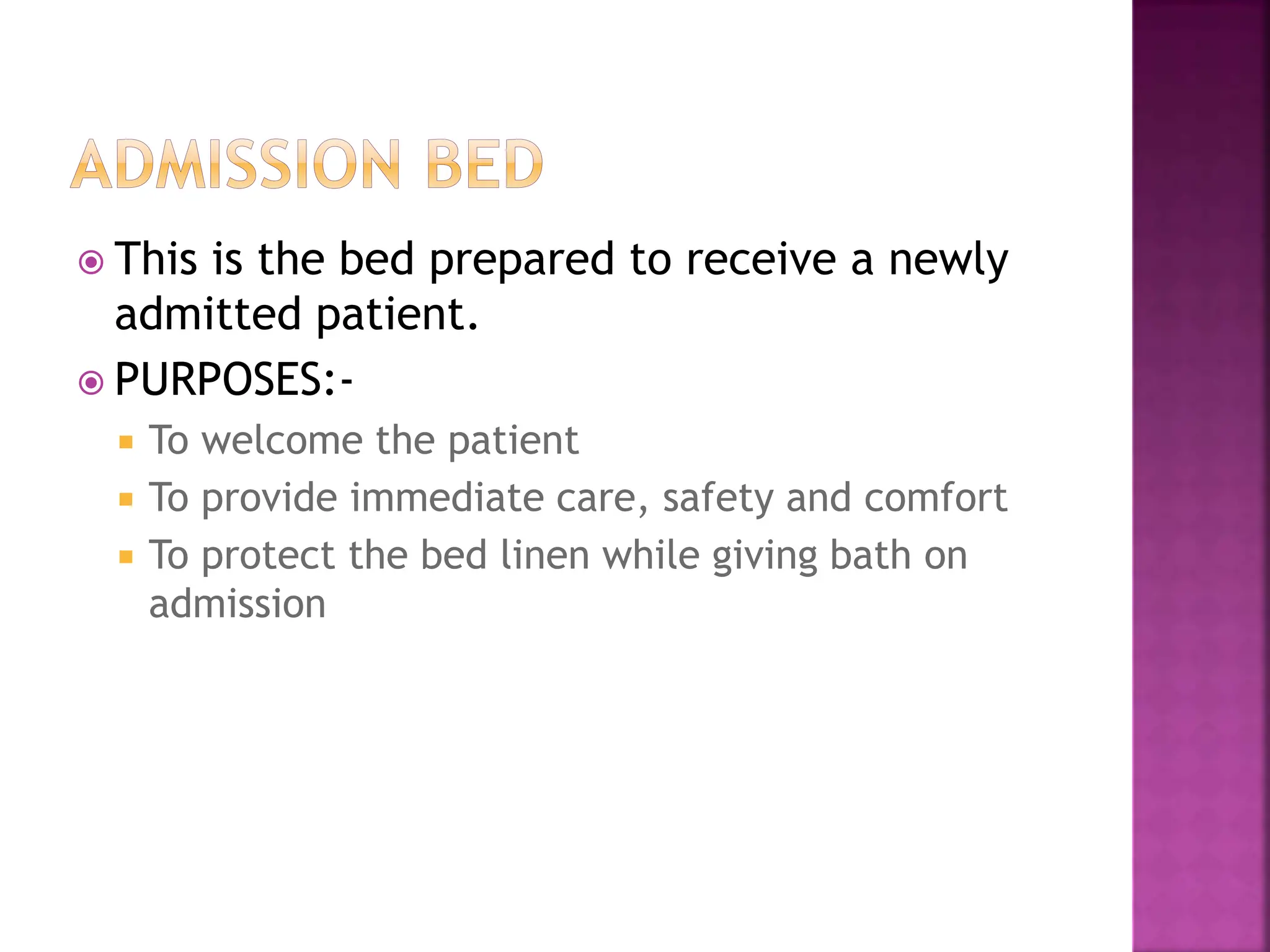 Fundamentals of nursing basic procedures Bed Making.pdf