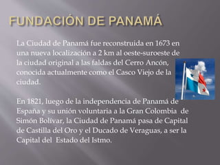 FundacióN De La Ciudad De Panamá | PPTX