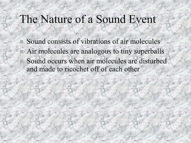 Fundamentals of Acoustics | PPT | Physics | Science