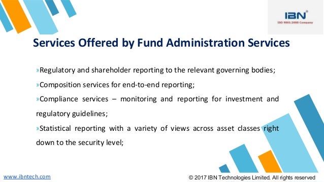 Fund administration services for hedge fund