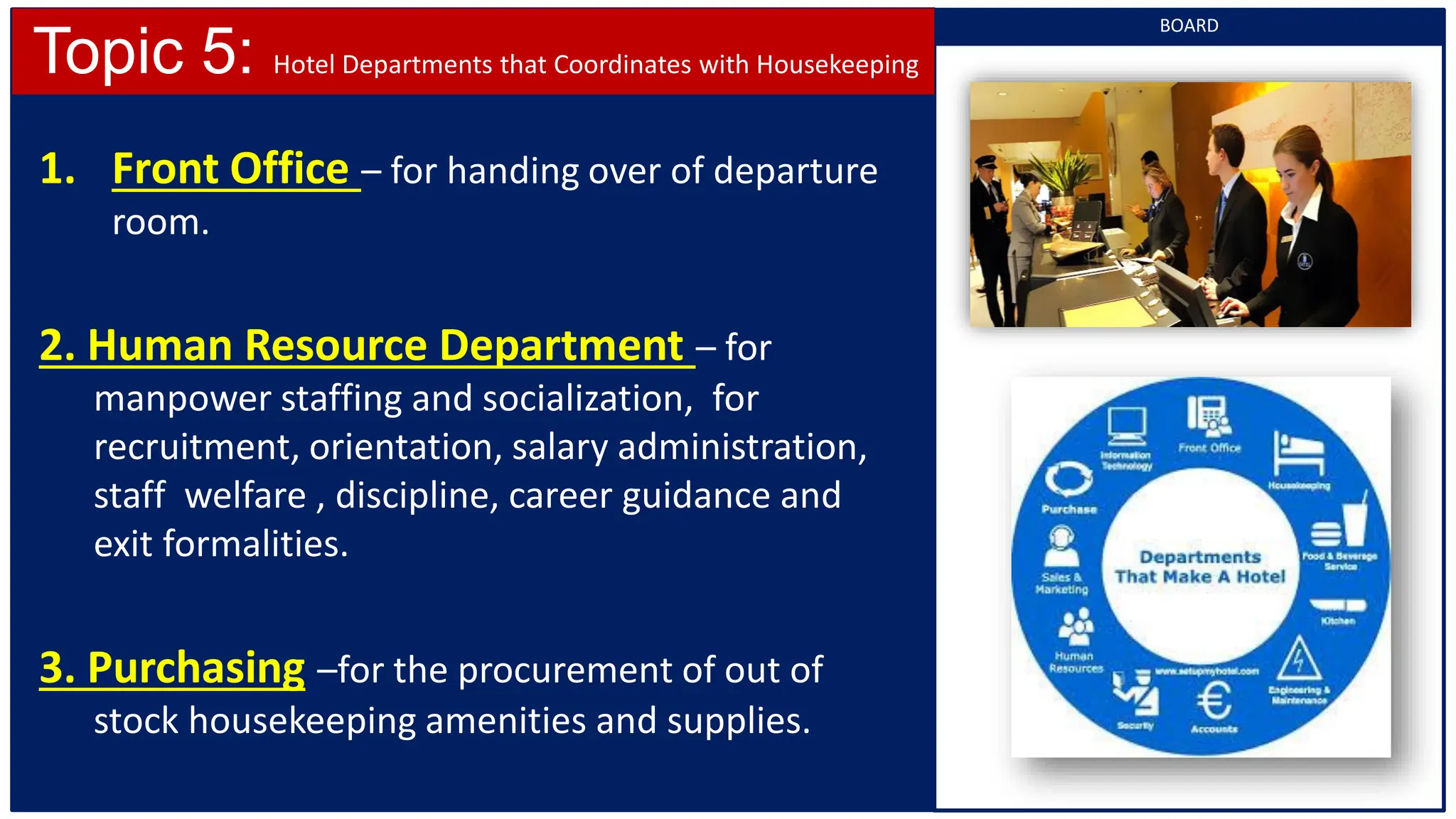 Fundamentals of Lodging Operation Housekeeping Operation | PDF