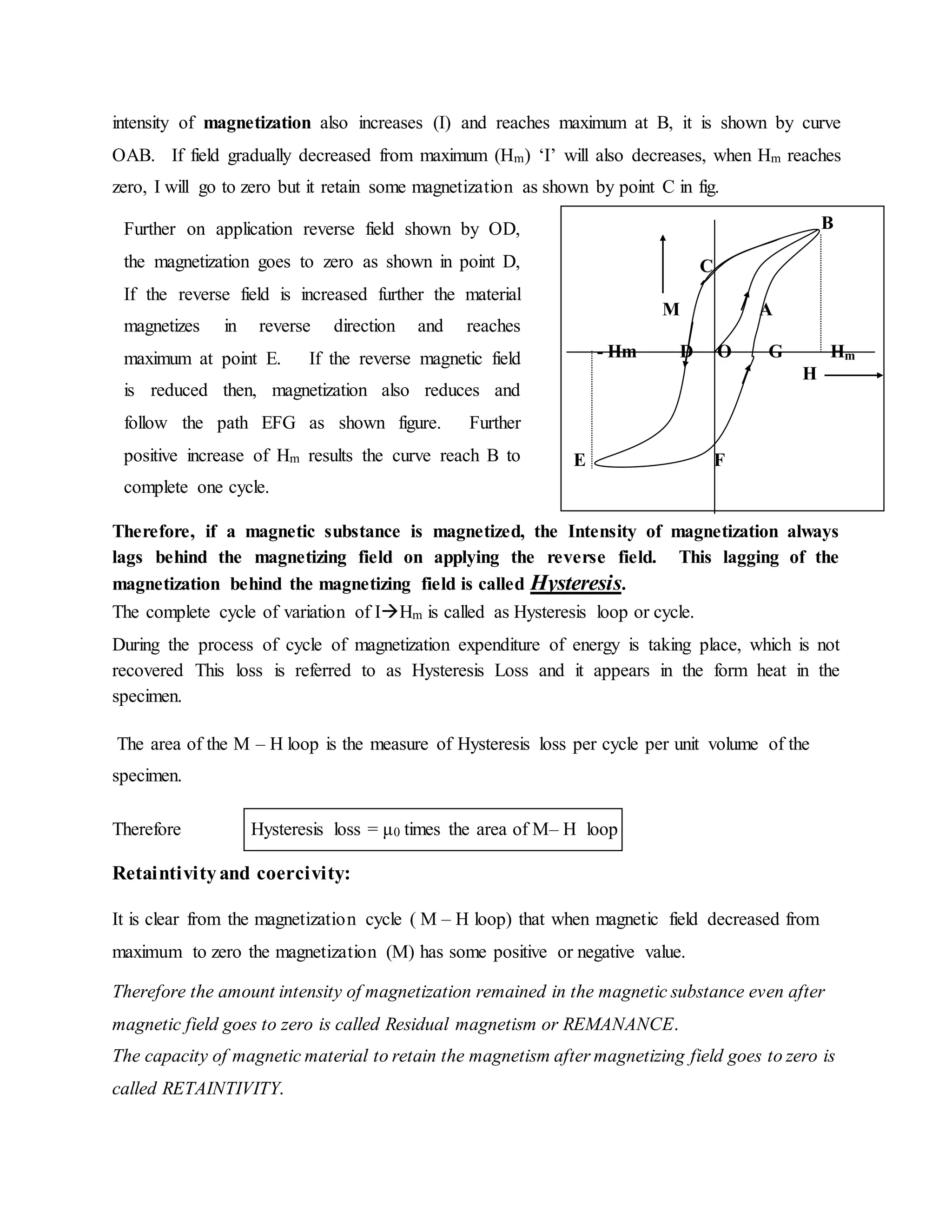 Fundamenals of magnetism and applications | DOCX