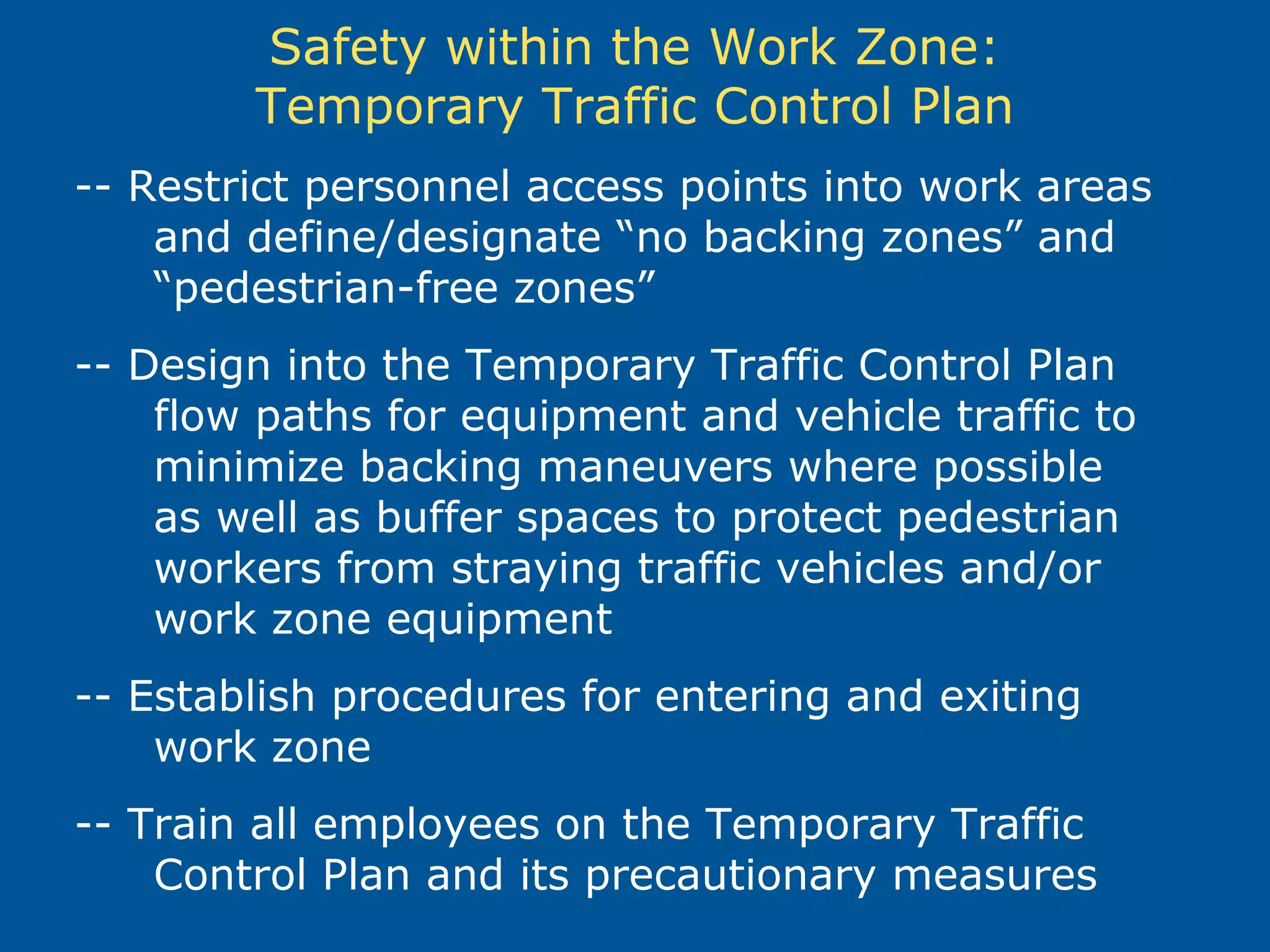 Road Construction Work Zone Safety | PPT