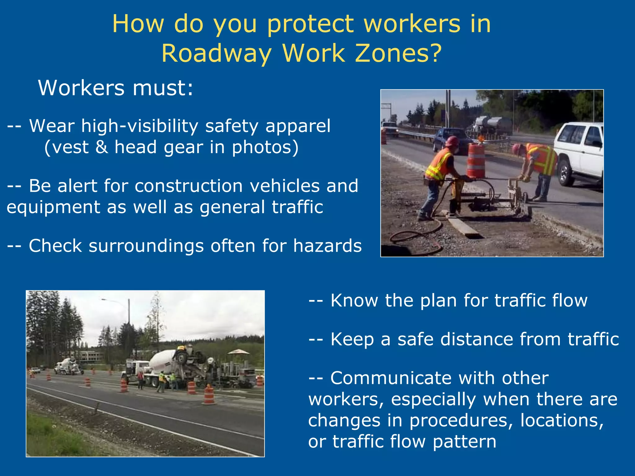 Road Construction Work Zone Safety | PPT