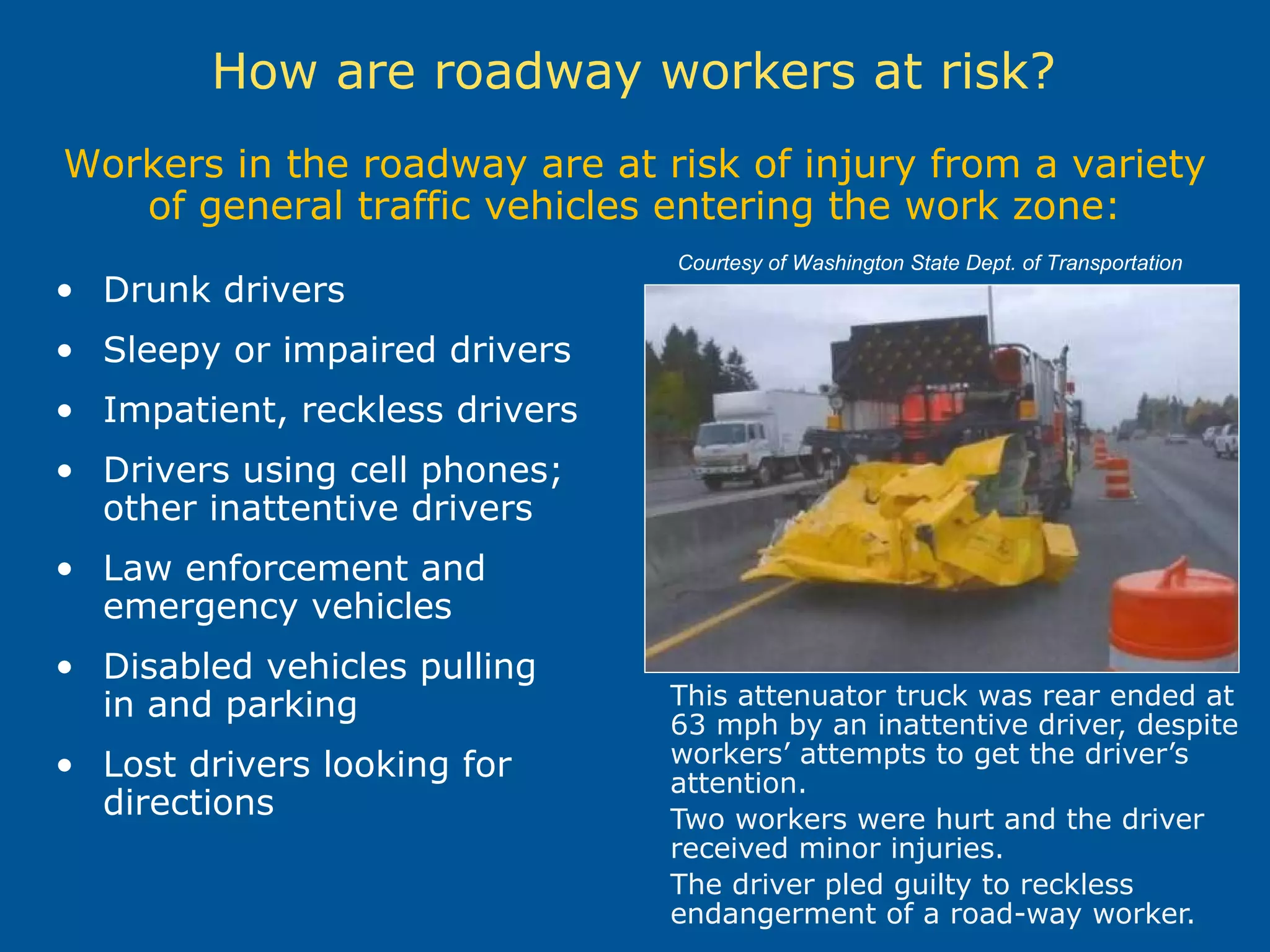Road Construction Work Zone Safety | PPT
